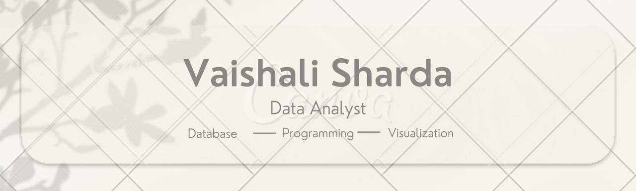 VaishaliSharda (Vaishali Sharda) · GitHub