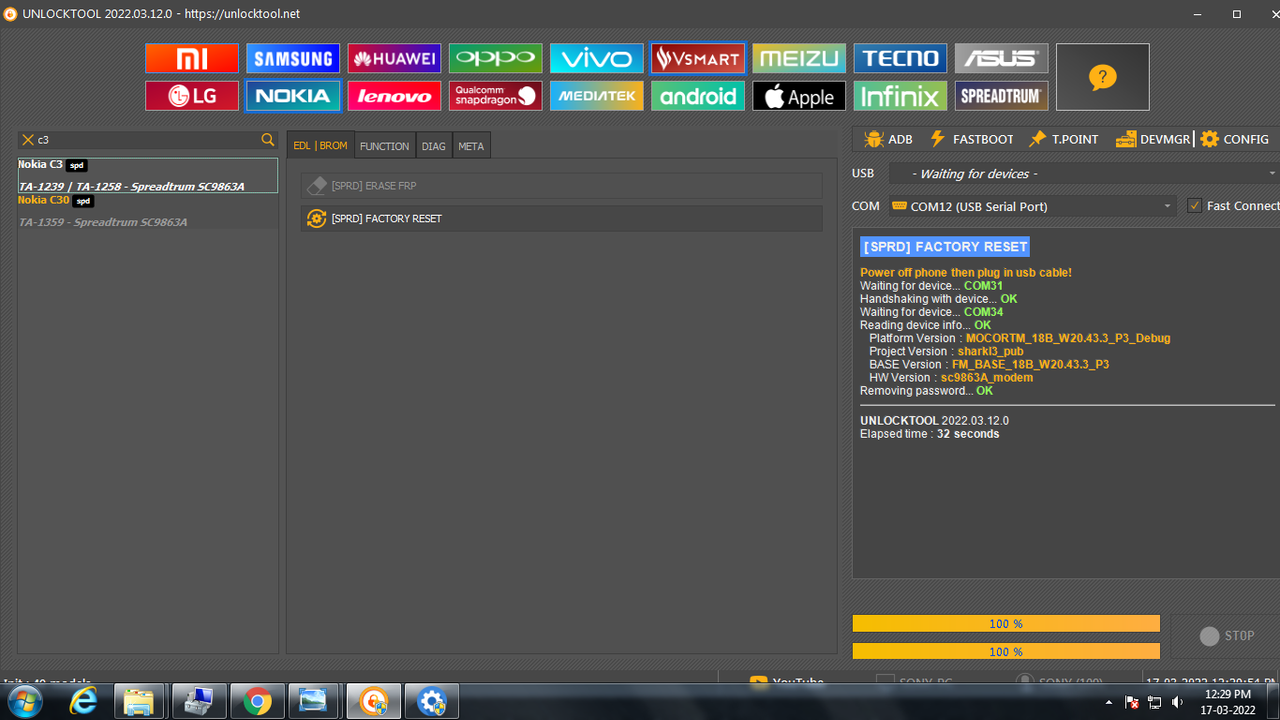 Nokia C3 Pattern Frp remove Done By Unlocktool - GSM-Forum
