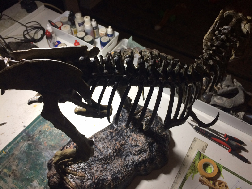 T Rex 3 feet long Skeleton - Figure Work In Progress - Britmodeller.com