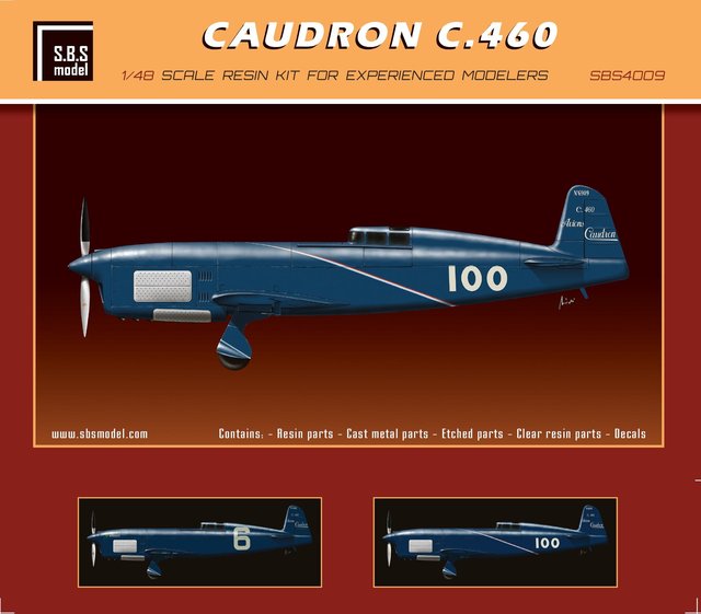 1/48 - Caudron C.460 resin kit by SBS Model - released - The ...
