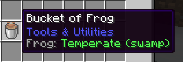 Bucket of Frog - Minecraft Mods - CurseForge