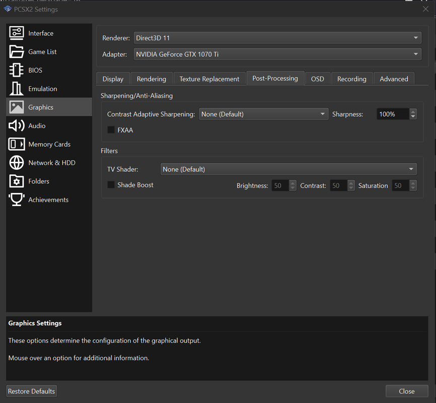 MGS2 Substance PCSX2 Settings 5 — Postimages
