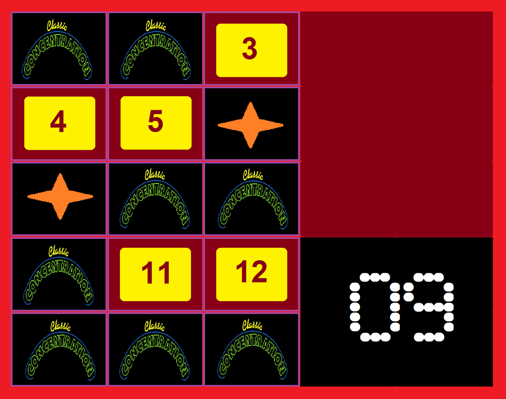 Classic Concentration Bonus Round — Postimages