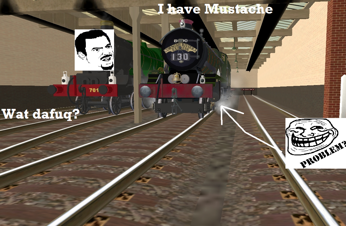 Mustache Train!!! — Postimages