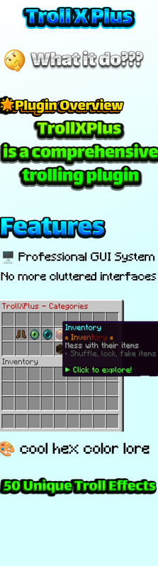 Troll X Plus | SpigotMC - High Performance Minecraft Software