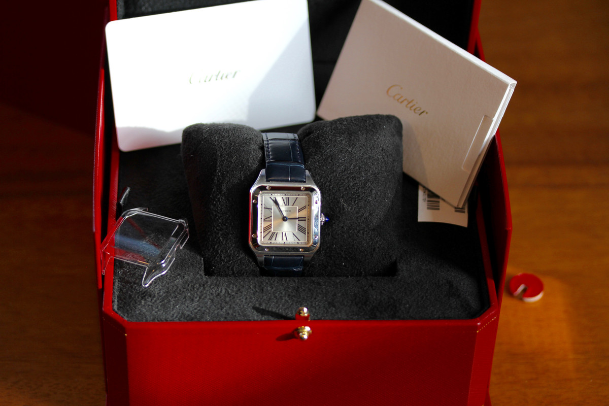 FSOT: Cartier - Santos Dumont - WSSA0023 - New | WatchUSeek Watch Forums