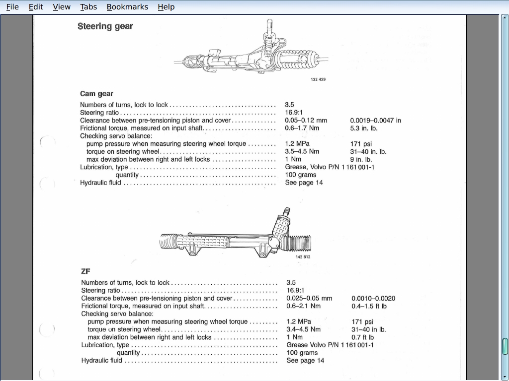 Grease for Steering Rack Teeth? | Turbobricks - The Volvo Performance ...