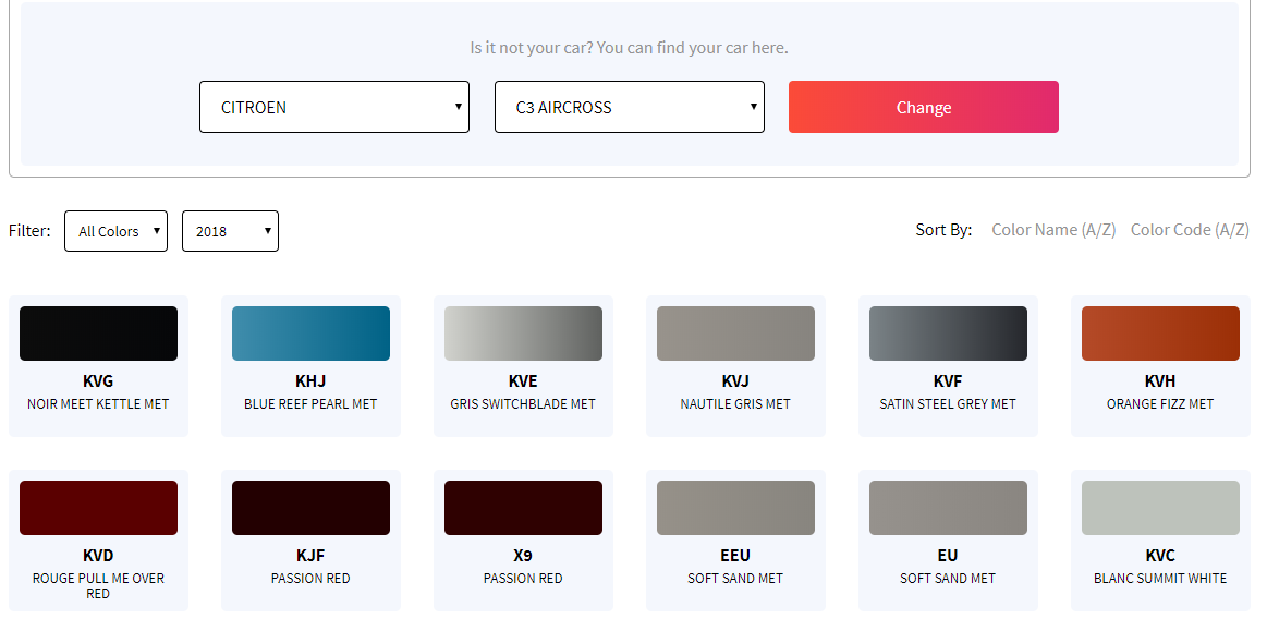 Citroën-Club e DS Forum • Leggi argomento - Dove Trovare Codice Colore ...