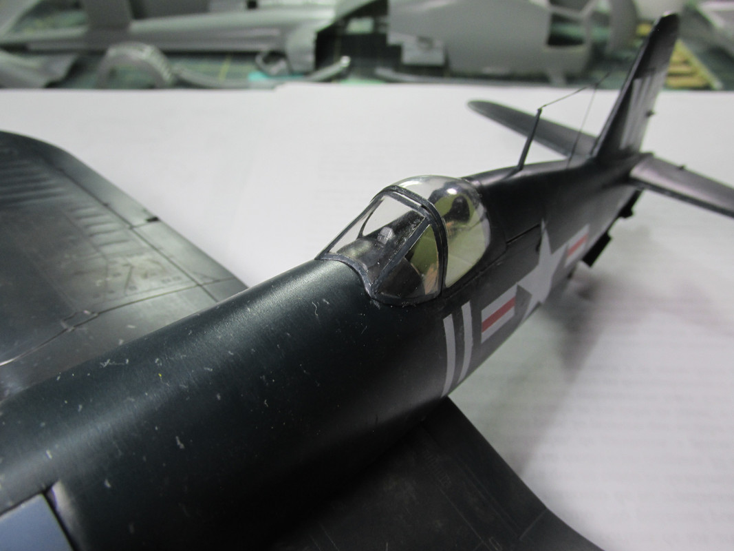 Korean War F4U-4 Corsair Hasegawa Old Mould 1/48 - Ready for Inspection ...