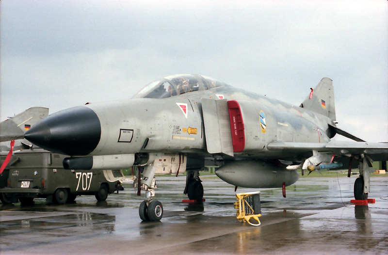 WGAF JG-74 F-4F Phantom exchange 11Sqdn. Binbrook March 1985 ...