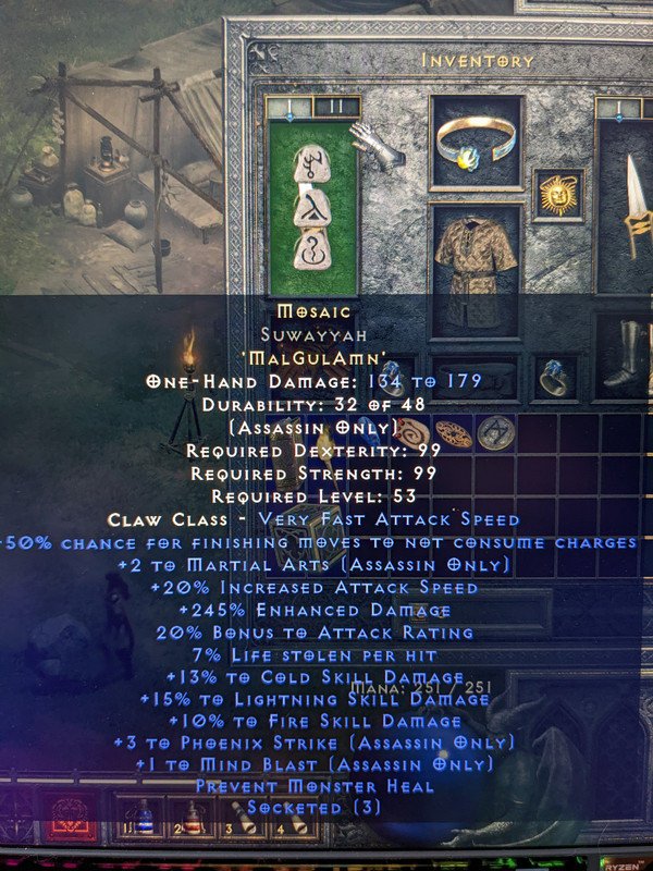 Mosaic Claws Auction - Topic - d2jsp