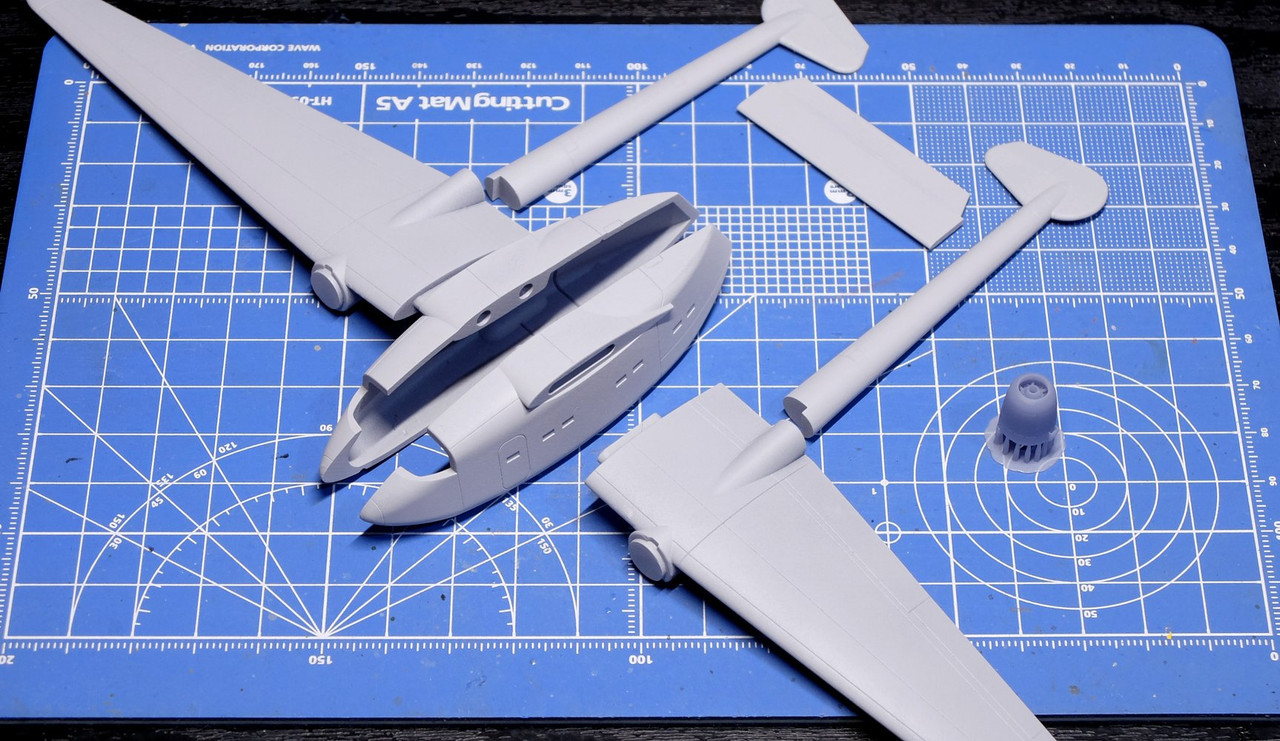 1/144 - IJA Kokusai/Nikkoku Ki-105 Ohtori & Ku-7 Manazuru resin kits by ...
