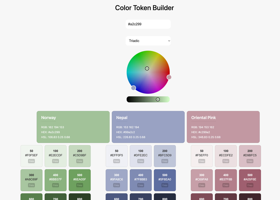 ColorToken - Generate and Export Color Tokens Effortlessly