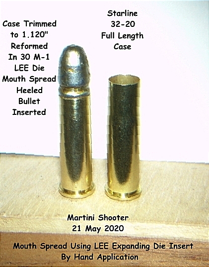Reforming 32-20 Brass to fit the Martini Cadet .310 Chamber - Spokane ...