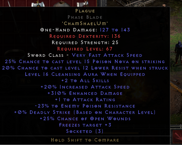 Plague Sword - Topic - d2jsp