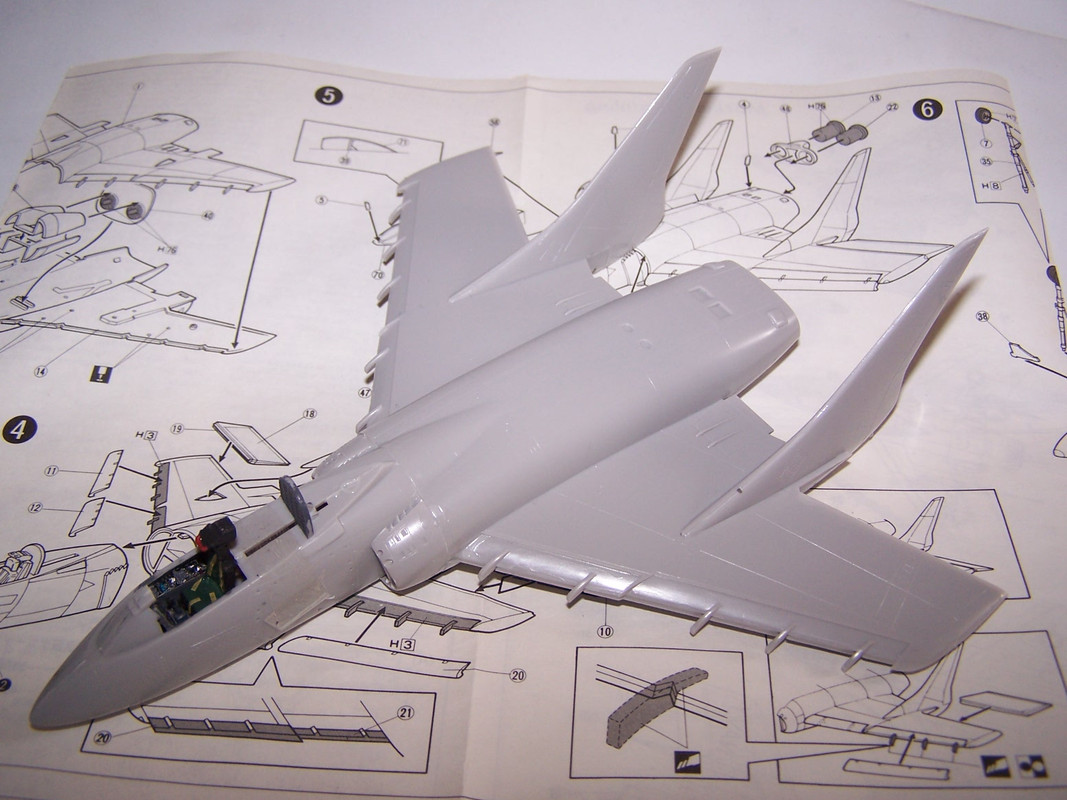 Tim's £4.99 Fujimi Cutlass - COMPLETED - Less Than A Tenner GB ...