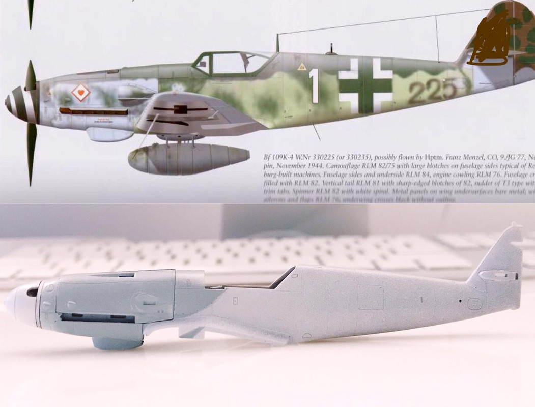 Bf 109K-4 W.Nr 330225 (235?), FM 1:72
