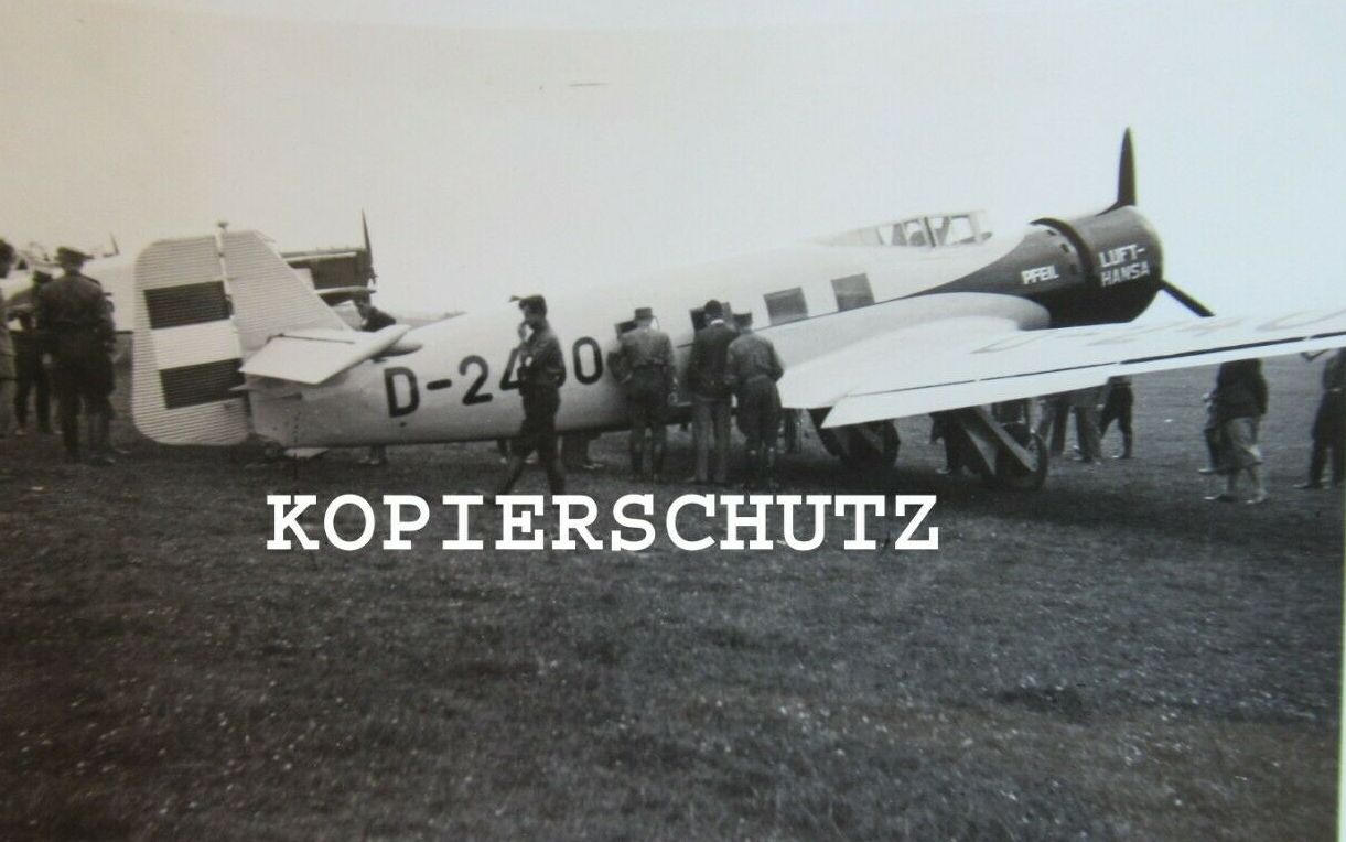 Junkers Ju 60 PFEIL 1933 Braunschweig — Postimages