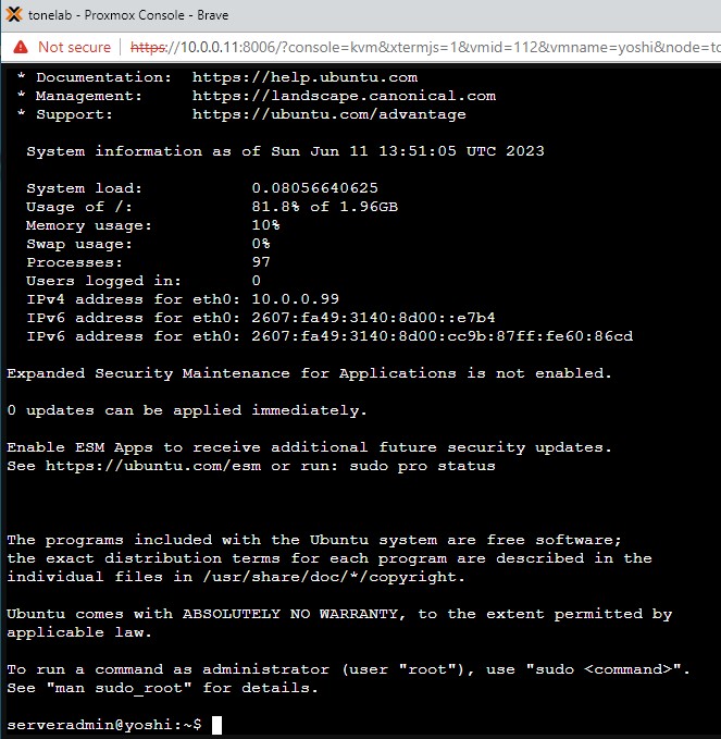 SSH into Cloud-init Clone : r/Proxmox