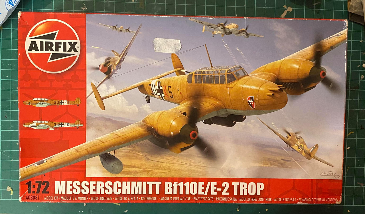 1/72 Airfix Messerschmitt Bf 110 E Trop +++ FINISHED +++ - Work in ...