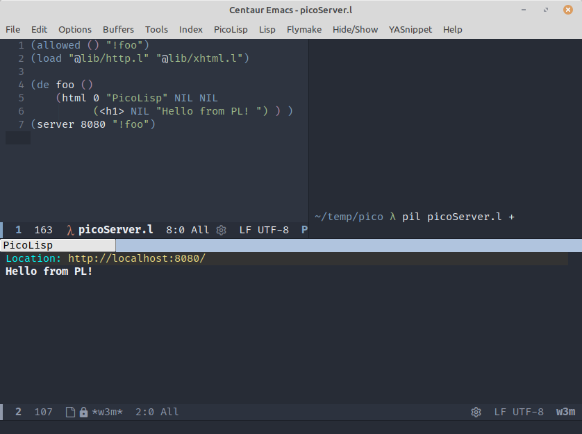 PicoLisp · guaracy · TabNews
