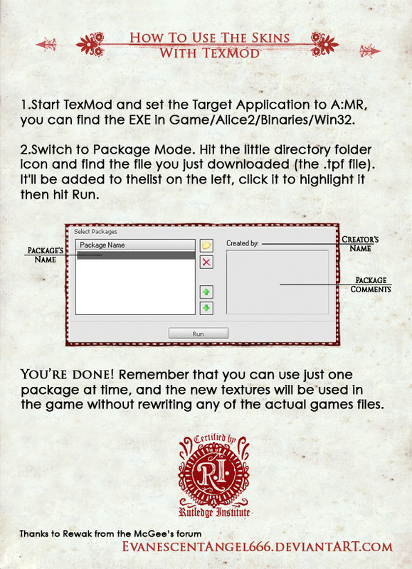 texmod alice — Postimages