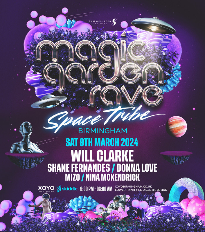 Magic Garden Rave reveals full lineups for their UK tour | Skiddle