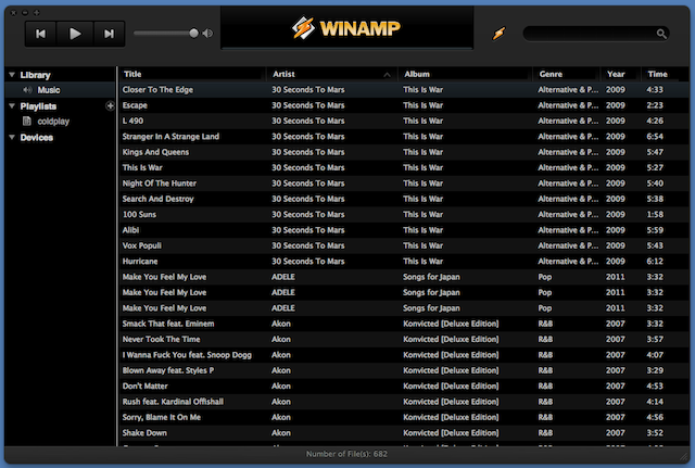 Looking for music player with a playlist sidebar and compact or ...