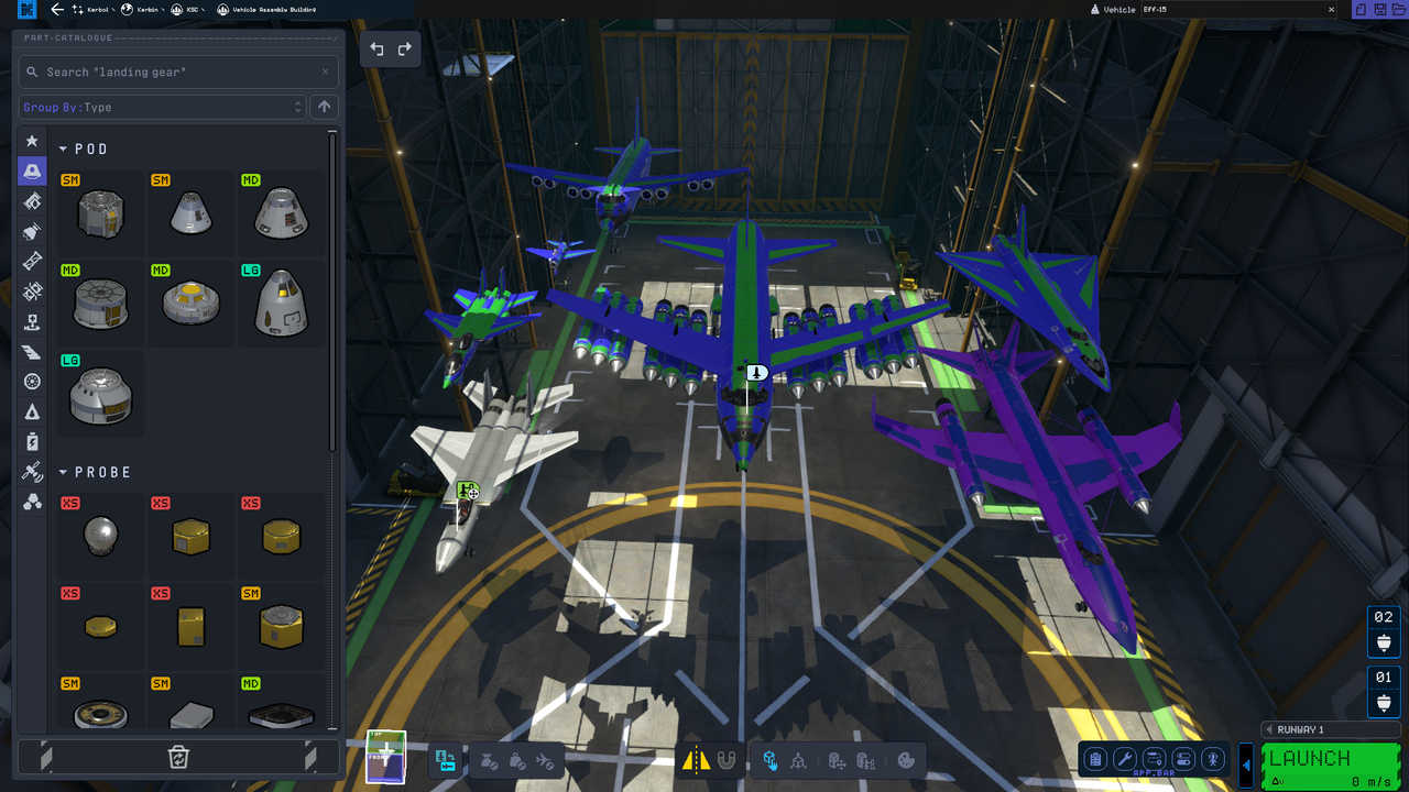 Eff-15 An F-15 inspired aircraft. - The KSP2 Spacecraft Exchange ...