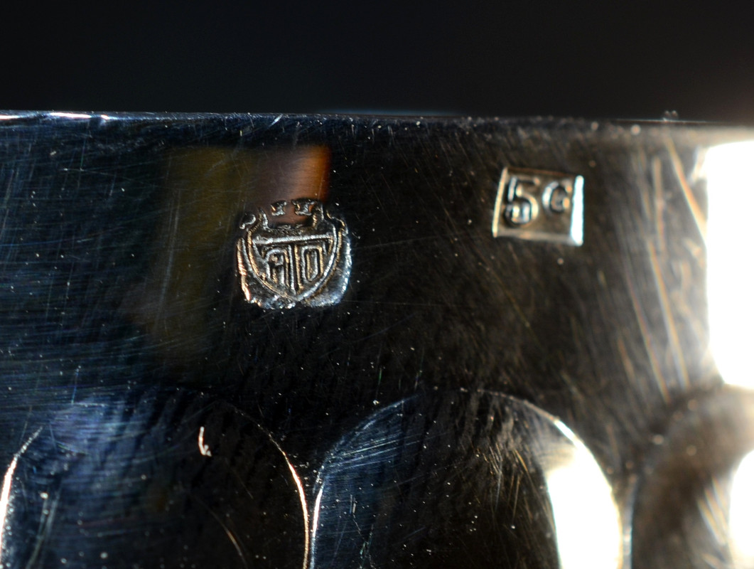 Danish silverplate maker's mark, AD?? - www.925-1000.com
