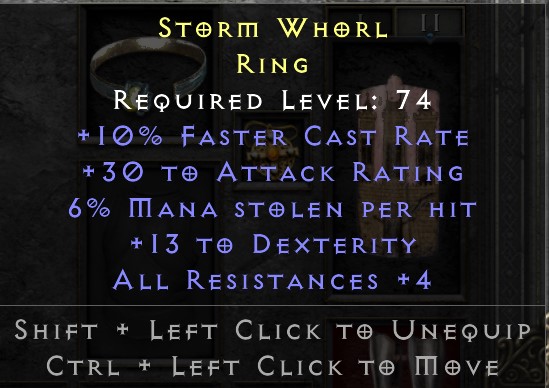 Storm Whorl - Gg Melee Fcr Ring - Topic - d2jsp