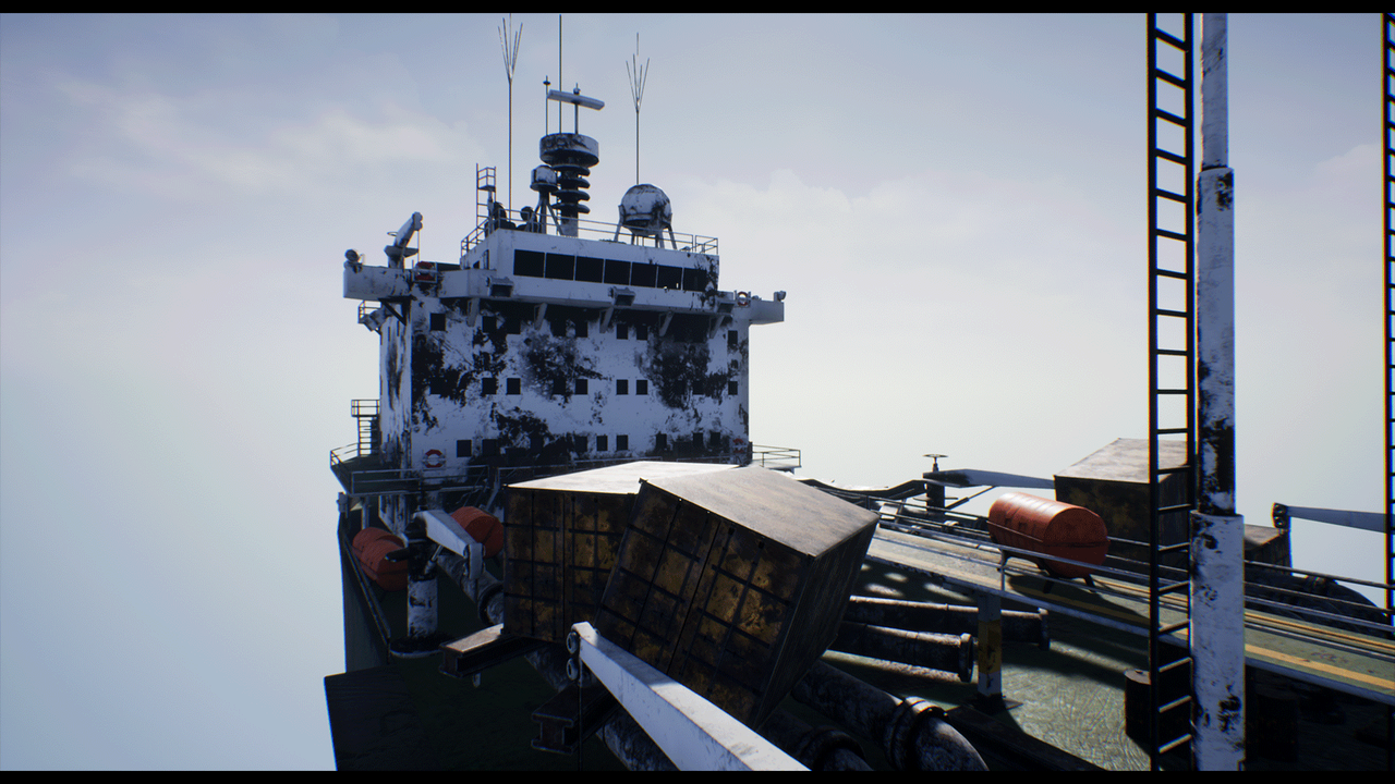 Post-Apocalyptic Oil Tanker (UNREA ENGINE 2025 - Free Daz 3D Models