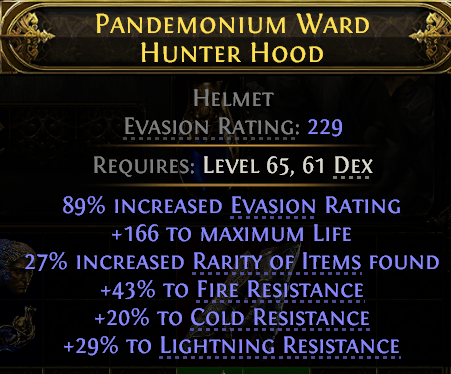 Sexy Rarity Tri Res Evasion Helm - Topic - d2jsp
