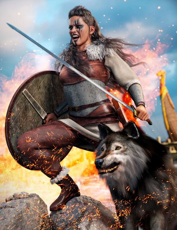 [Fullfilled 07/10/20] Viking Battle Bundle - Free Daz 3D Models