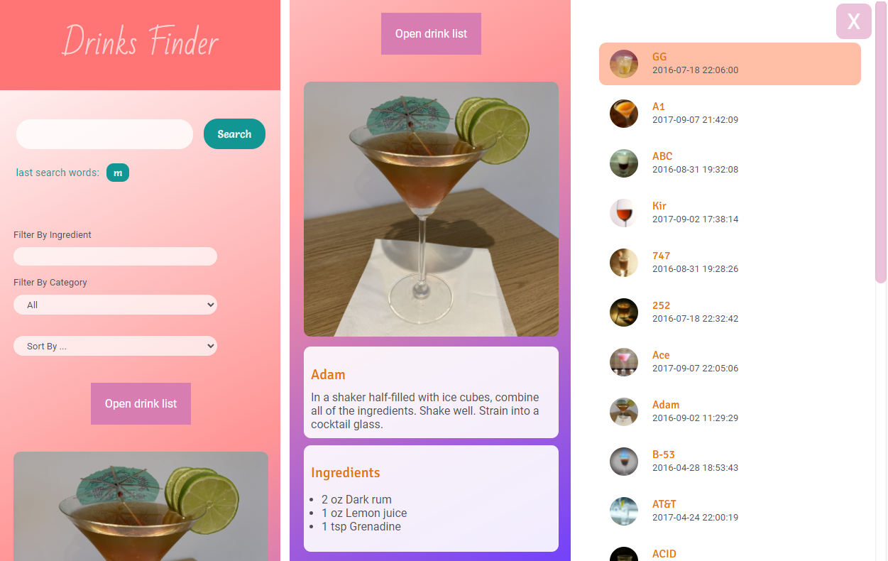 drinks finder screenshot2 — Postimages