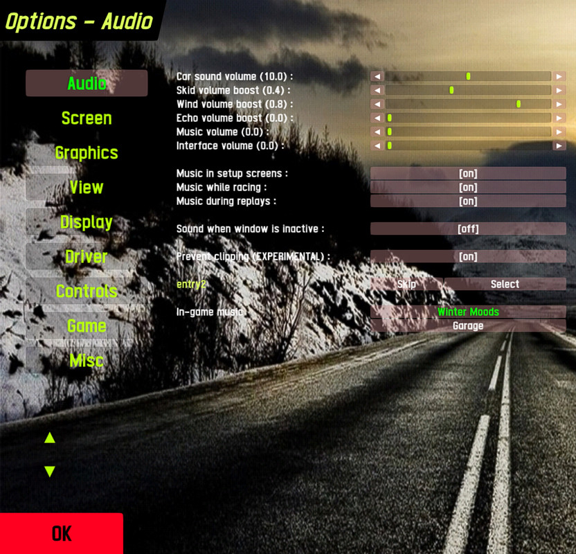 Snow Edition LFS Setting — Postimages