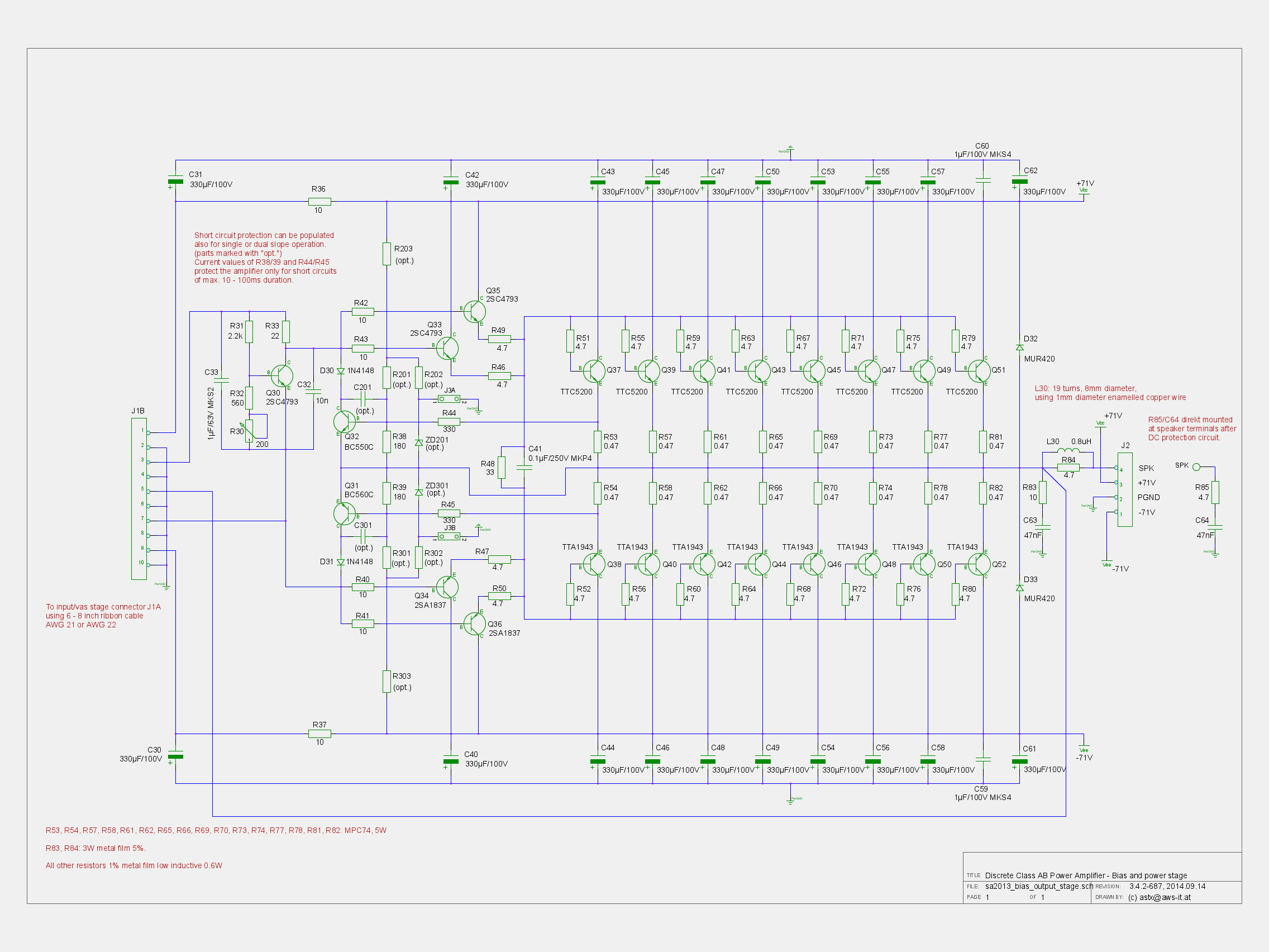 sa2013 bias output stage schematic — Postimages