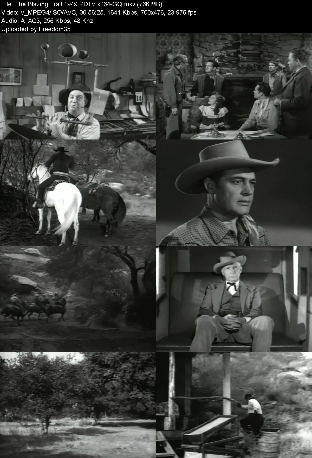 The Blazing Trail 1949 PDTV x264 GQ — Postimages