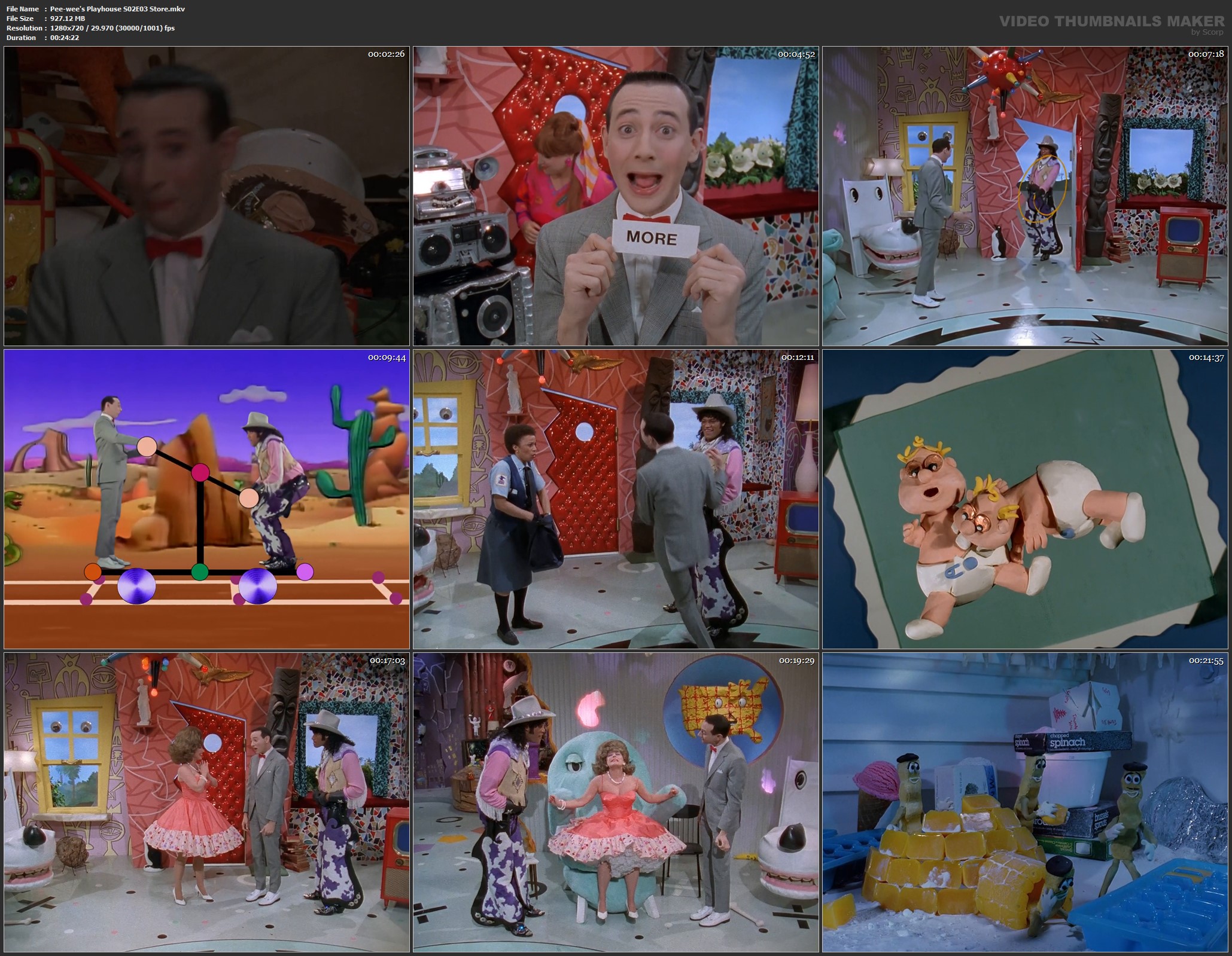 Pee wee's Playhouse S02 E03 Store mkv — Postimages