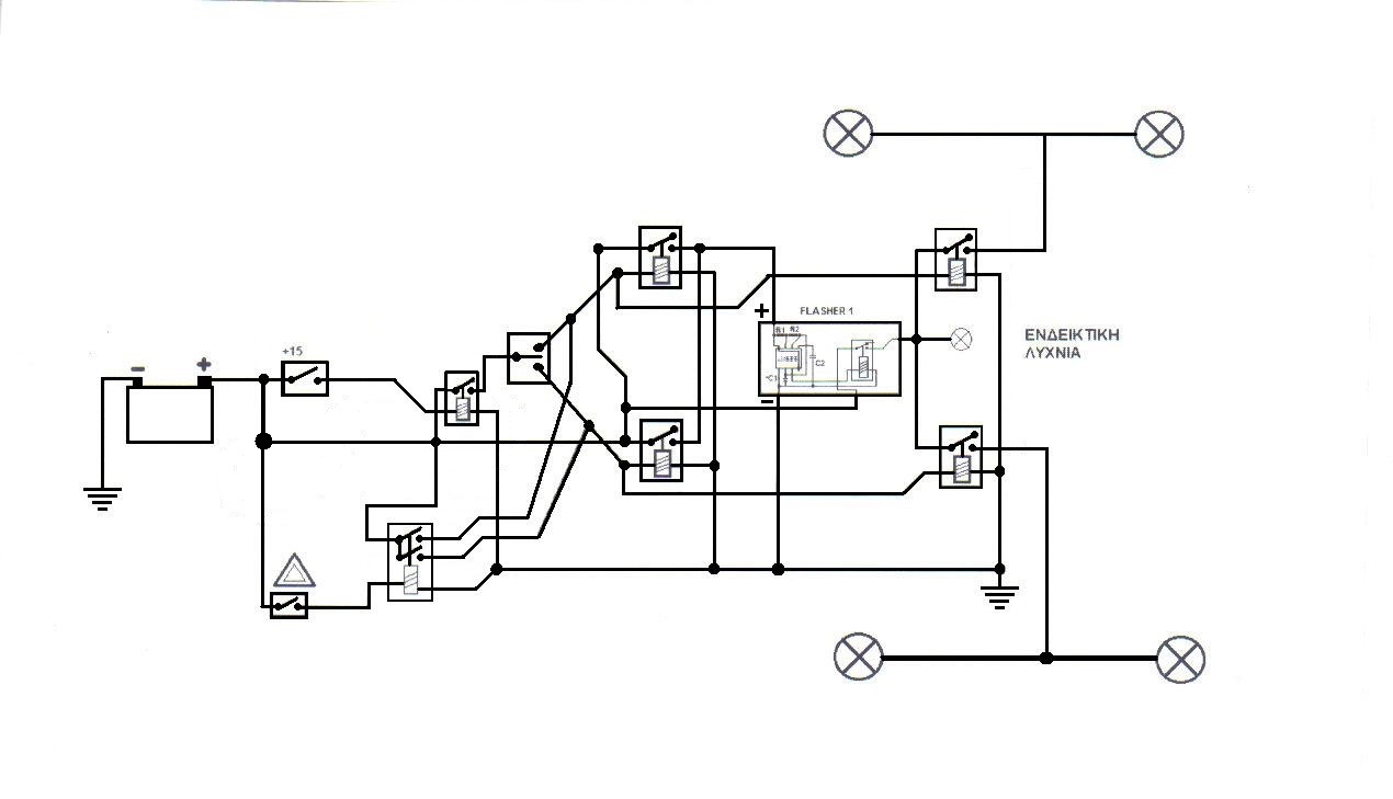 Citroen GS Direction indicators diagram FINAL — Postimages