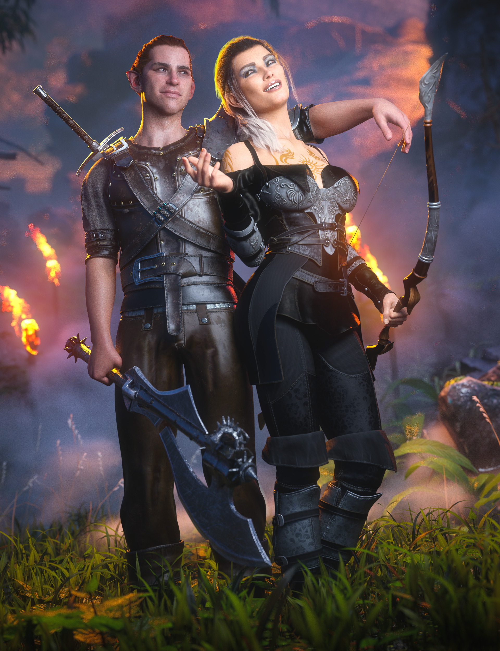 (FILLED 2022-10-05) Torian 8.1 Elven Bundle + Addons - Free Daz 3D Models