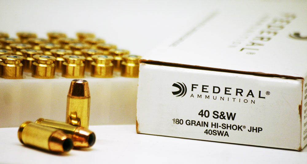 Federal .40 s&w HI SHOK 180Gr JHP 40cal Tactical Personal Protection 50 ...