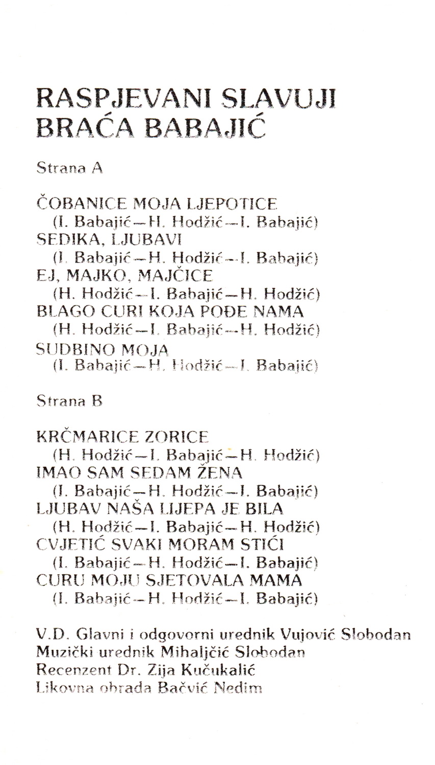 Braca Babajic 1982 kz — Postimages