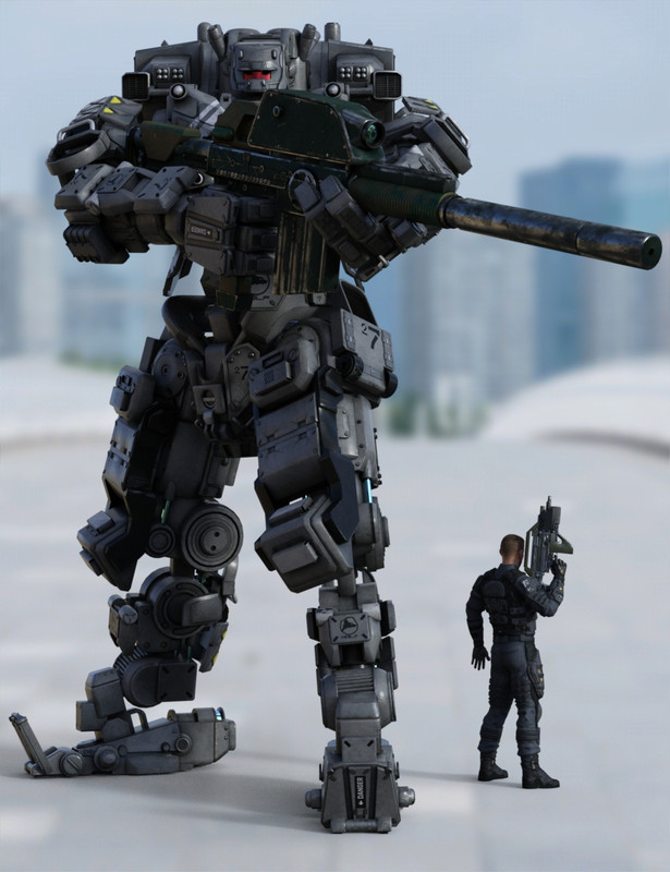 Ironmech Alpha 2025 - Free Daz 3D Models