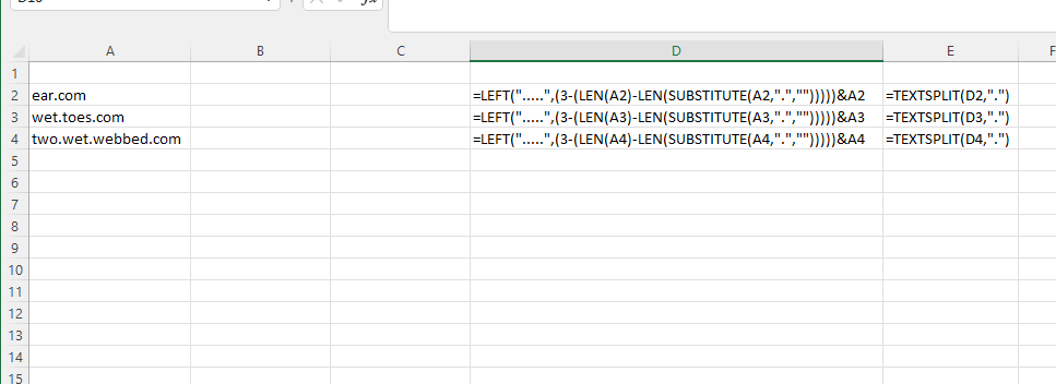 text to column delimited data in reverse : r/excel