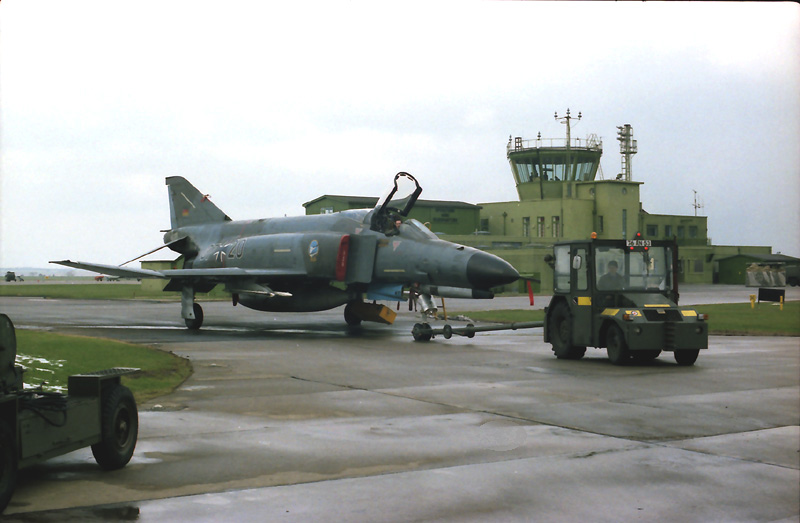 WGAF JG-74 F-4F Phantom exchange 11Sqdn. Binbrook March 1985 ...