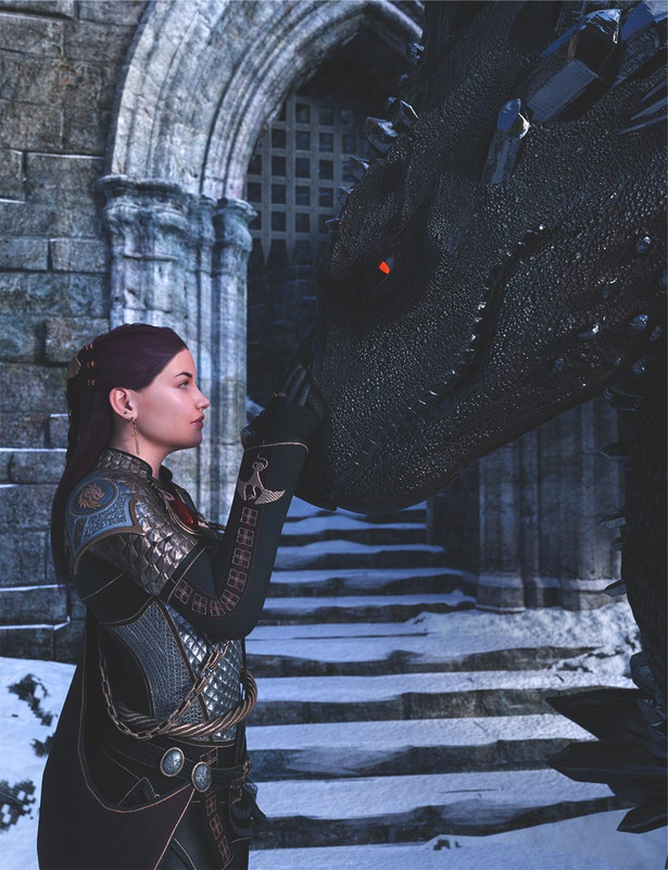 dForce Dragon Rider Royal Add-On for Dragon Rider Outfit » TOPGFX ...