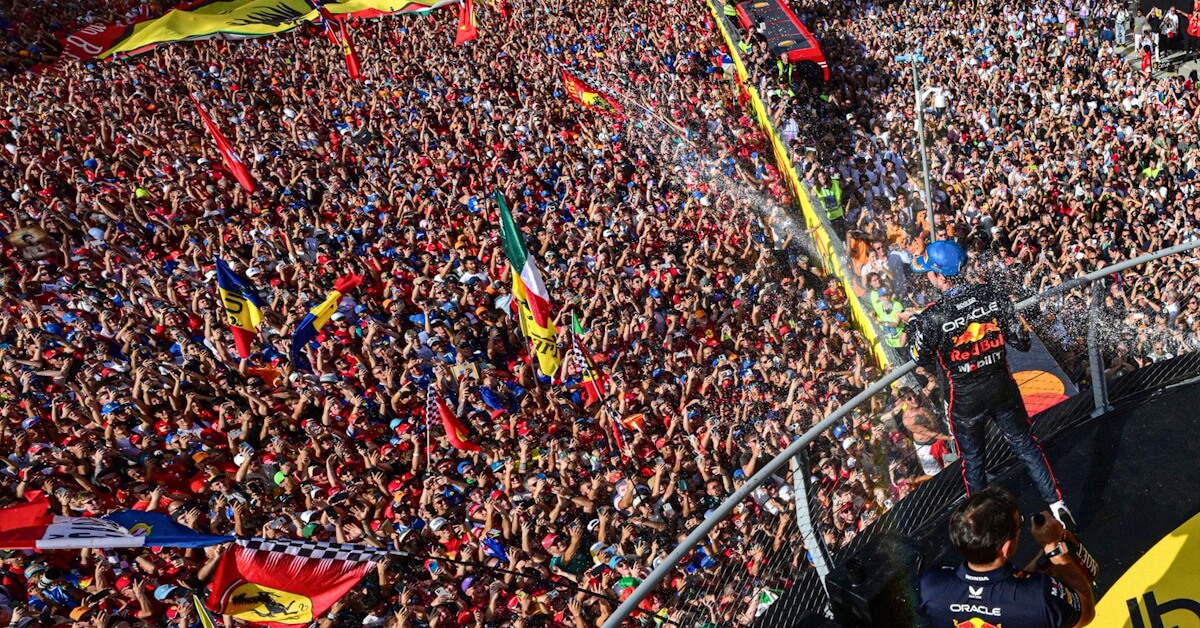 Monza crowd celebrates Max Verstappen: how the Red Bull driver won over ...