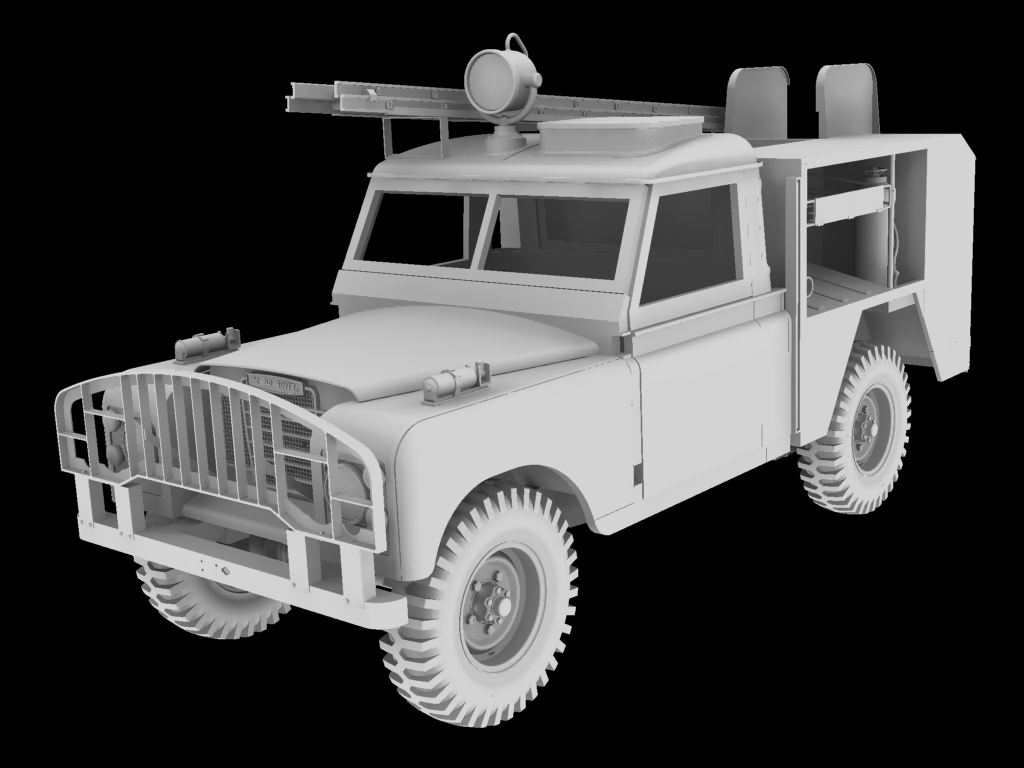 35th Scale Land Rovers Models Design for 3D Printing. - Work in ...