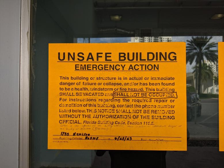 "UNSAFE BUILDING" no big deal | DIY Home Improvement Forum